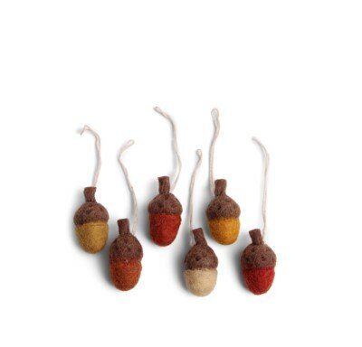 Rusty Red Acorns | Gry & Sif - Decorations | Day and Age | New Zealand