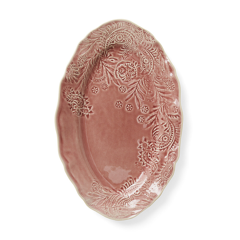 Small Oval Dish - Old Rose | Sthal - Ceramics | Day and Age | New Zealand