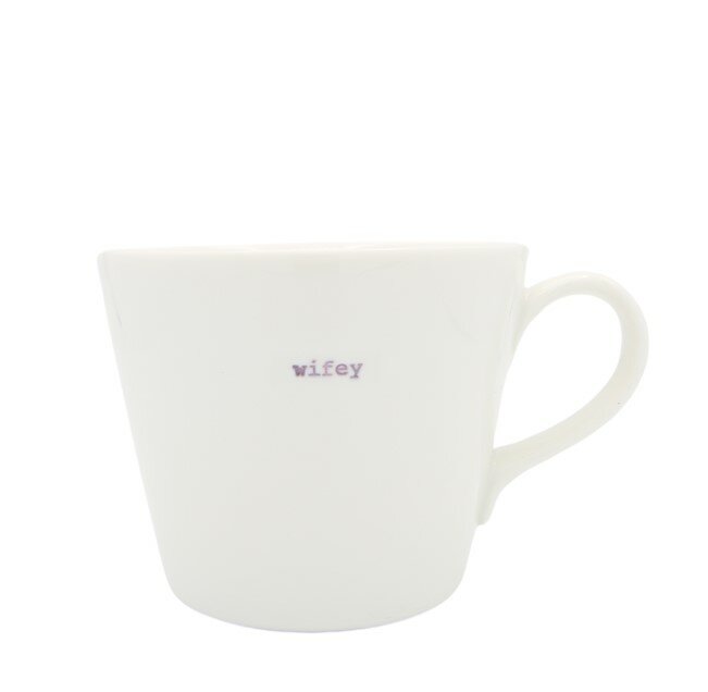 Bucket Mug - wifey | Keith Brymer Jones - Mugs | Day and Age | New Zealand