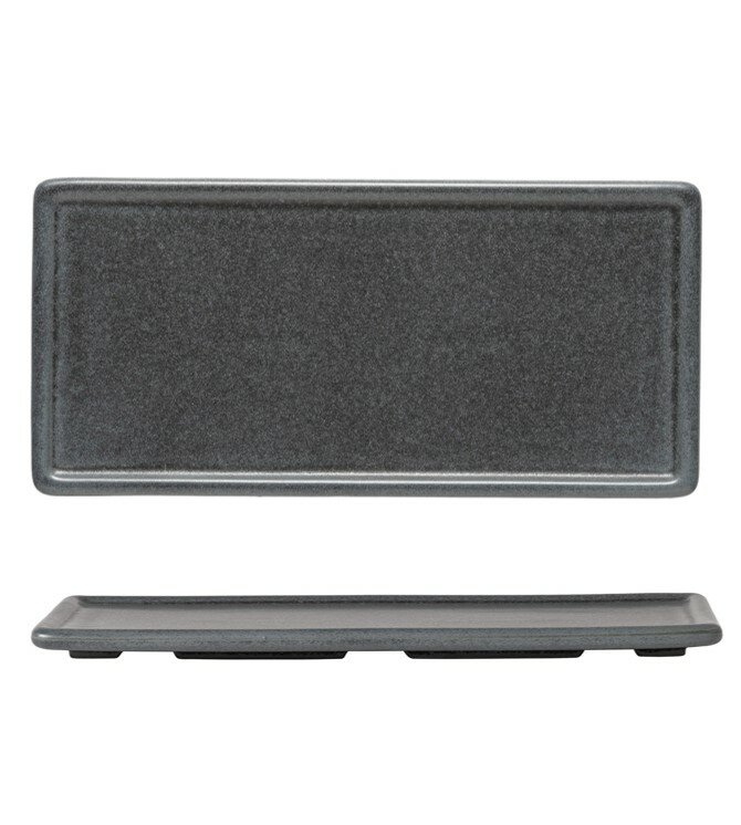 Escada Rectangular Tray - Matte Black | Costa Nova - Tableware ...