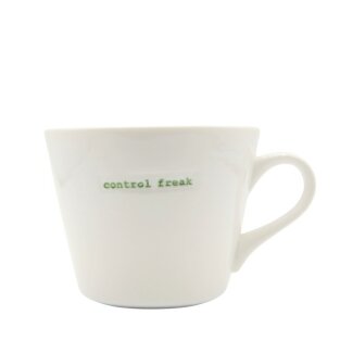 Bucket Mug - control freak | Keith Brymer Jones - Mugs | Day and Age ...