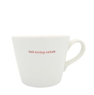 Bucket Mug - not today satan | Keith Brymer Jones - Mugs | Day and Age ...